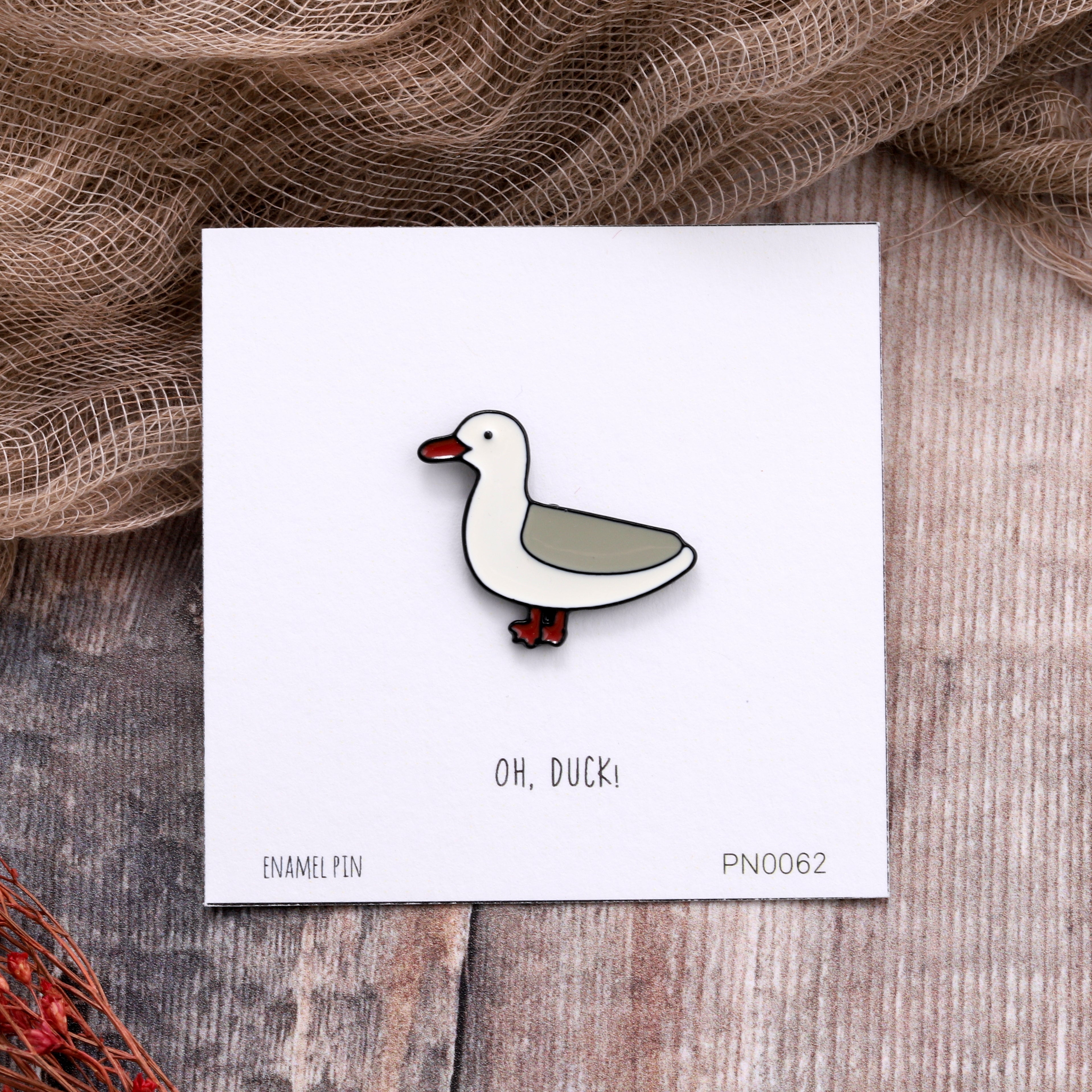 PN0062 Oh, duck! Enamel Pin – attic creations