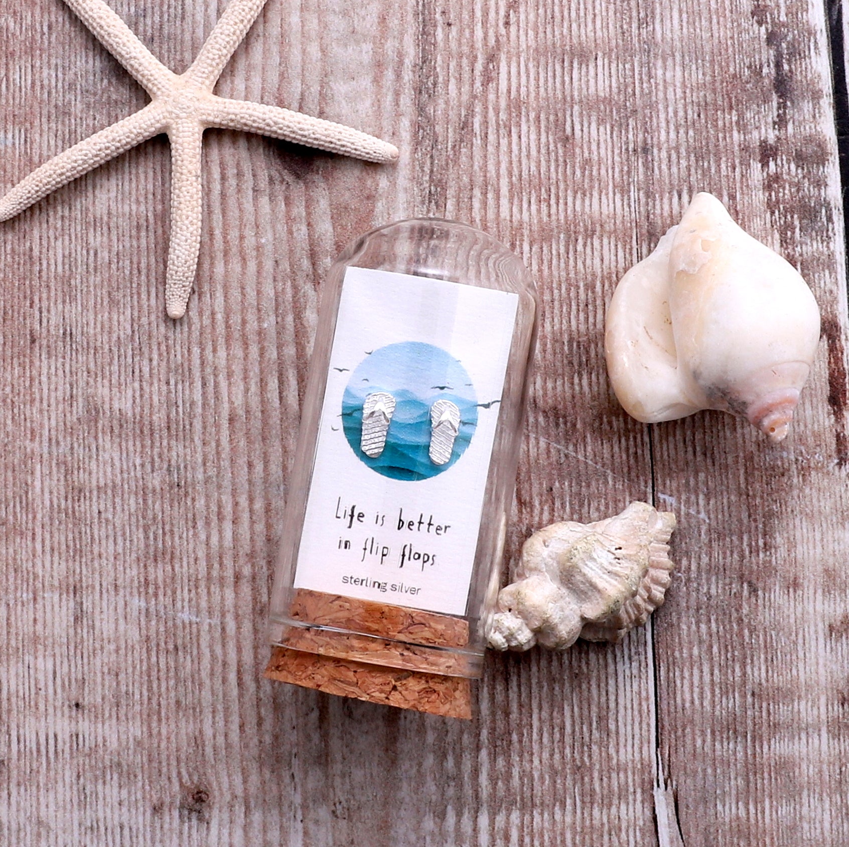 TT62004 Flip flops silver – attic creations