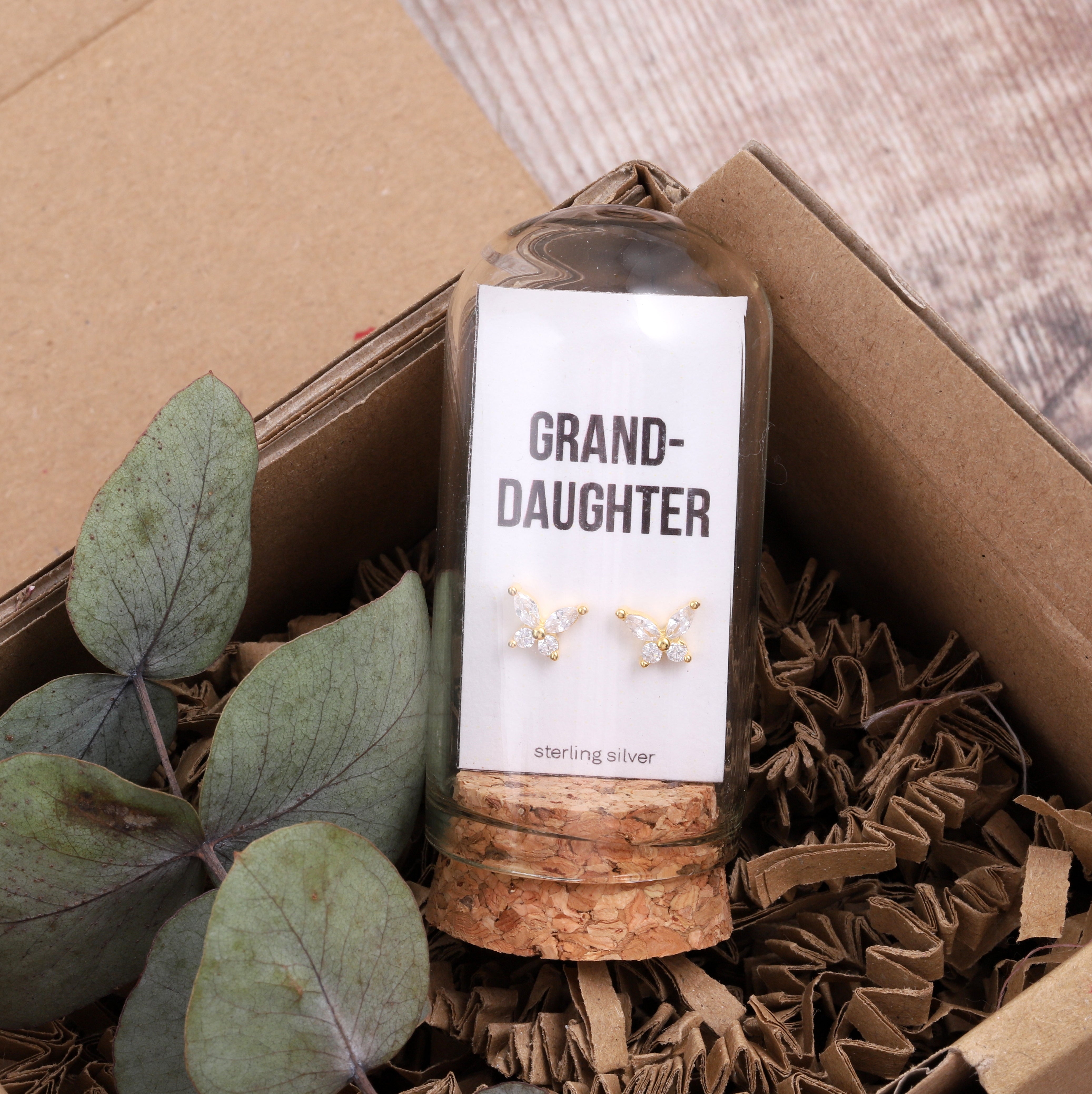 TT65029/30 "Granddaughter" Crystal Butterfly SILVER/GOLD – attic creations