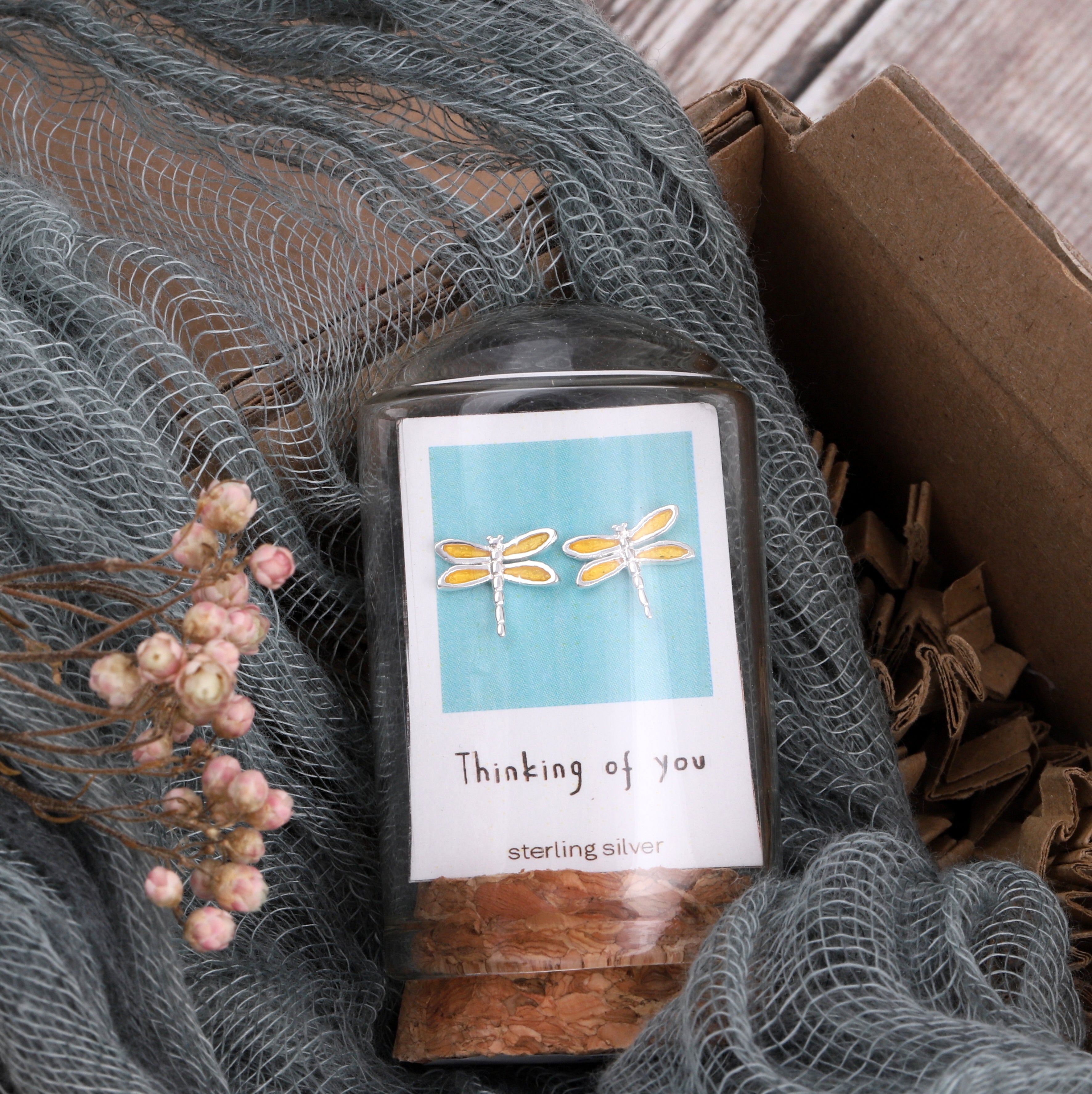 TT50017 Thinking of you dragonfly earrings – attic creations