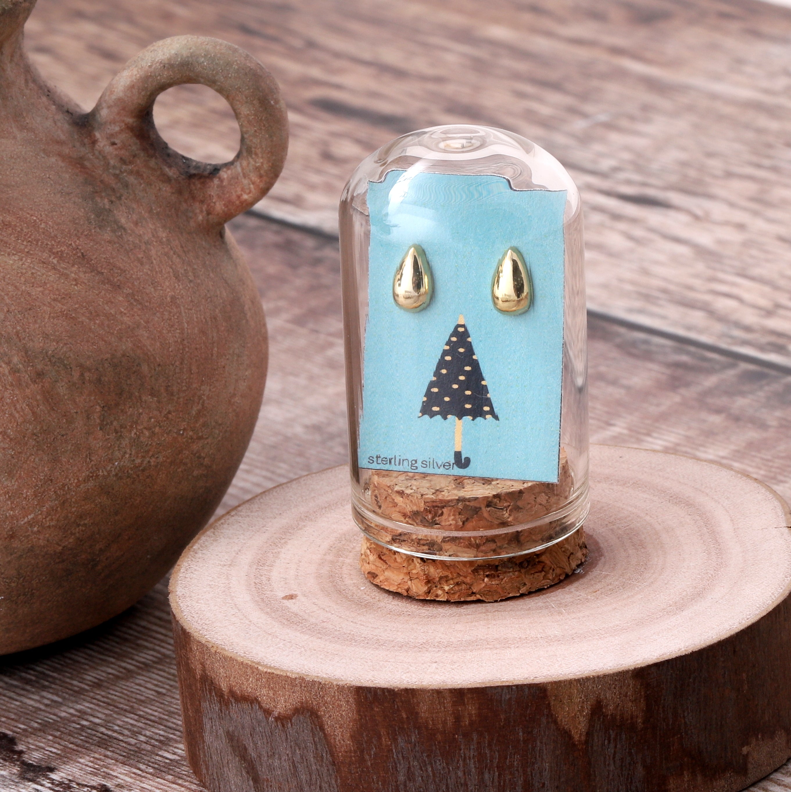 TT53007/08 'British Life' Raindrop silver and gold – attic creations