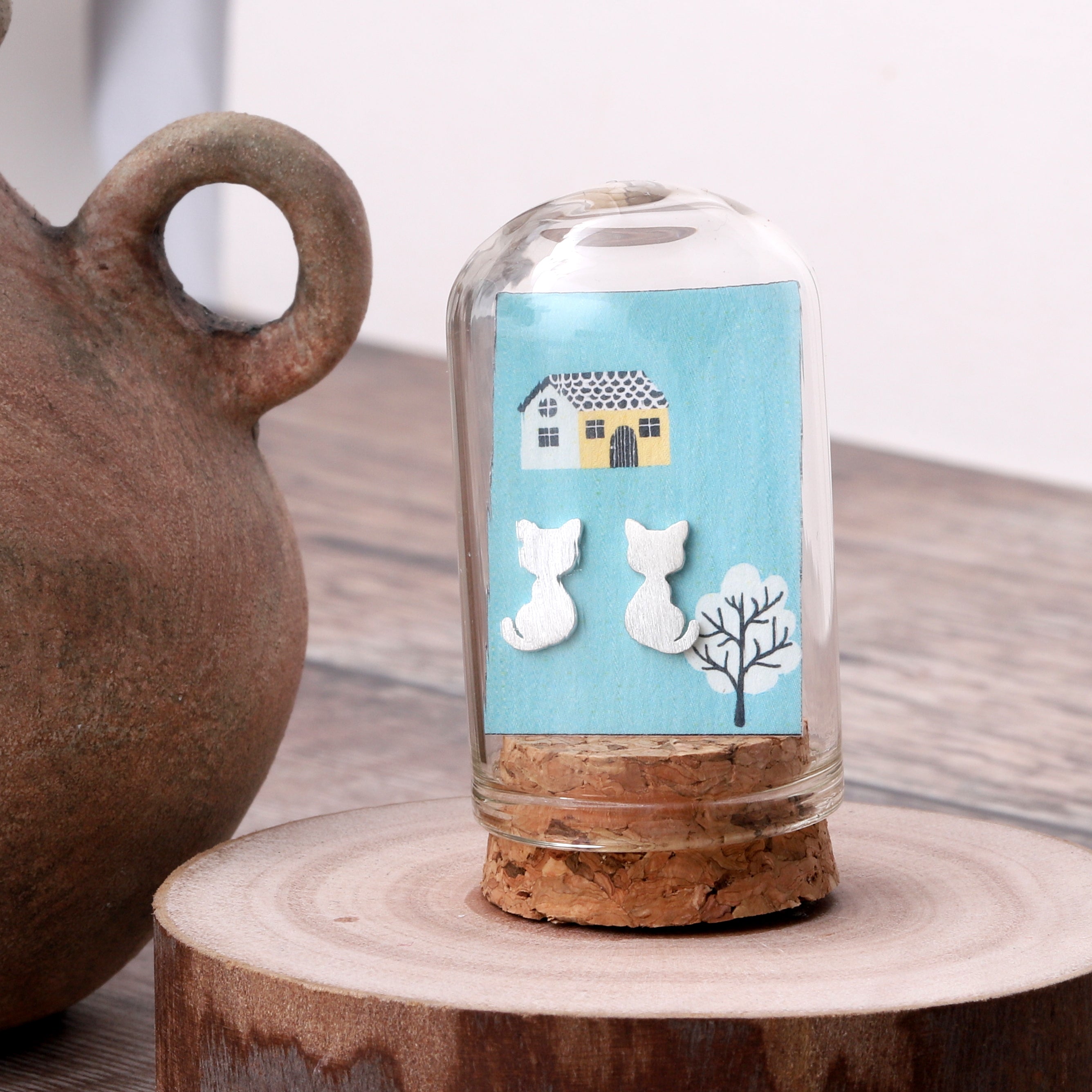 TT53022 British Life PLAIN CAT silver – attic creations